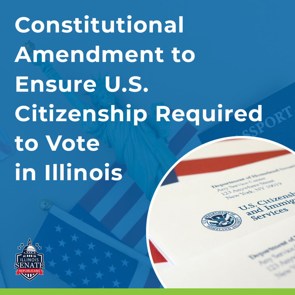 Constitutional Amendment to Ensure U.S. Citizenship Required to Vote in ...