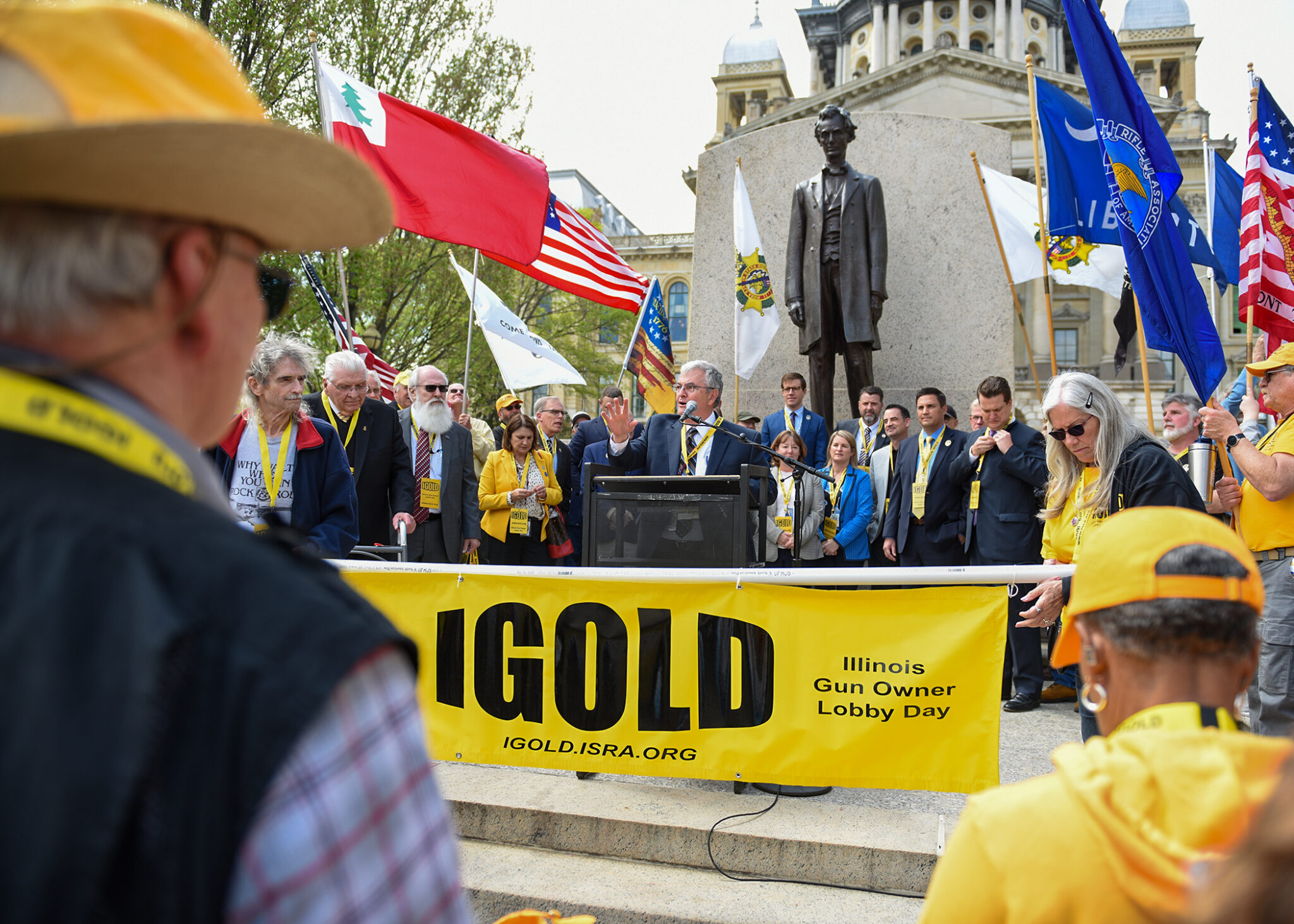 Hundreds rally in support of Second Amendment at Statehouse – IL Senate GOP
