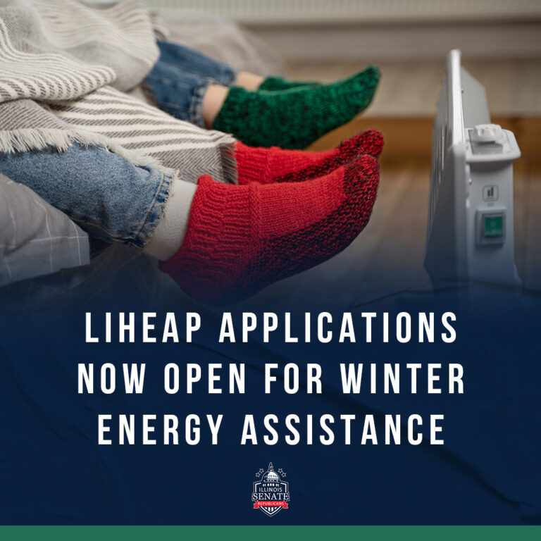 LIHEAP Applications Now Open for Winter Energy Assistance – IL Senate GOP
