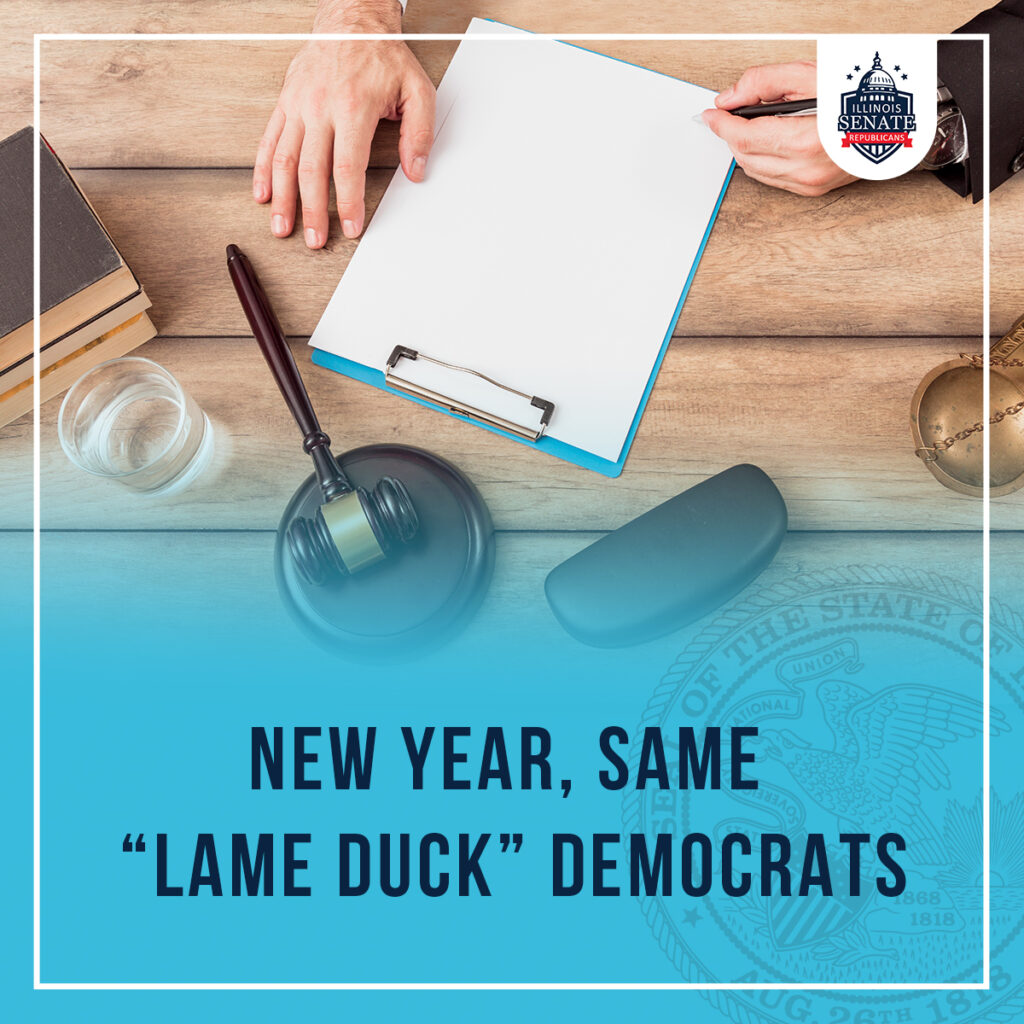 New Year, Same “Lame Duck” Democrats – IL Senate GOP