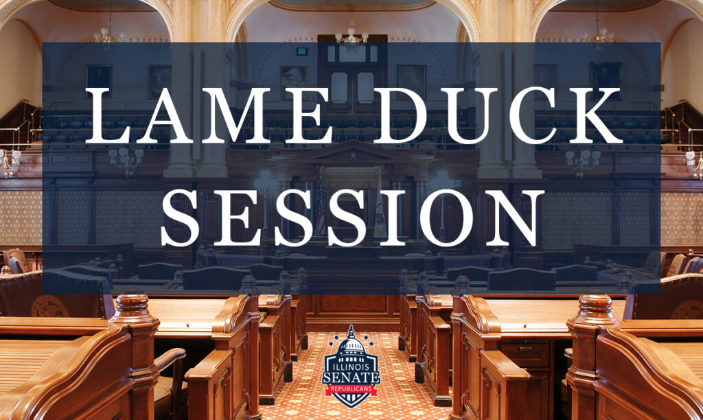 Lame-Duck Session Underway – IL Senate GOP