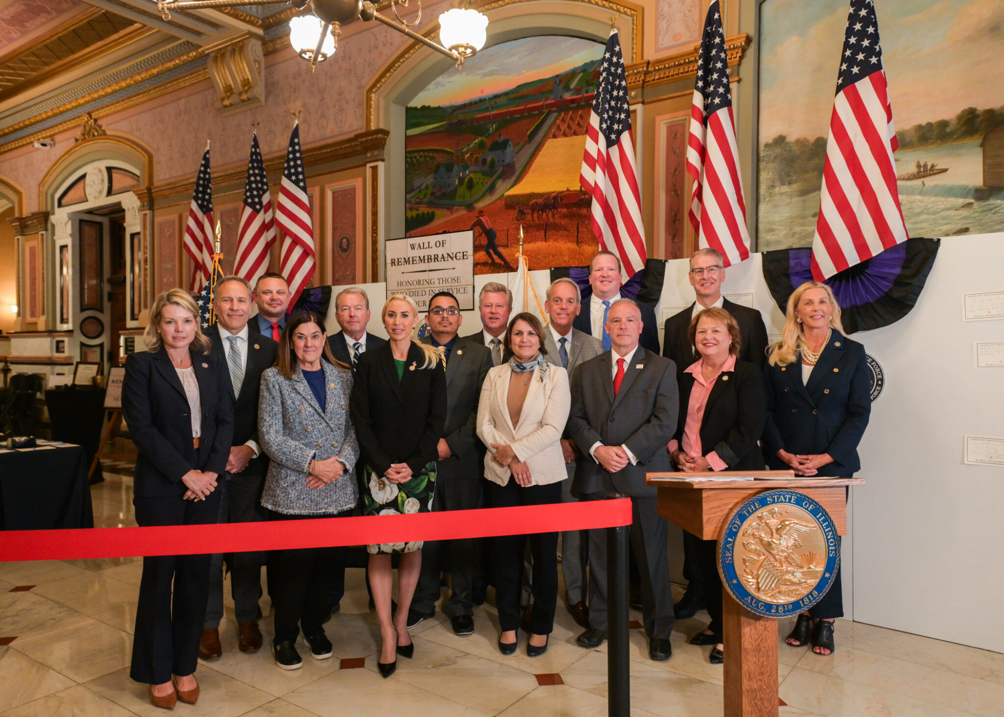 Senate Republicans Hold Ribbon Cutting Ceremony for the 2025 Memorial ...