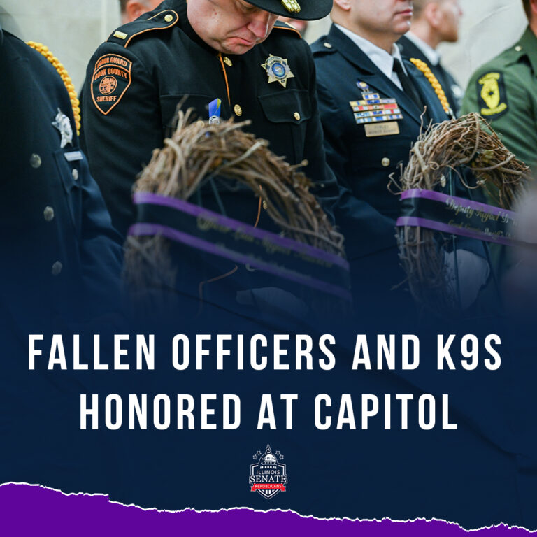 Fallen Officers, K9s Honored at Capitol – IL Senate GOP
