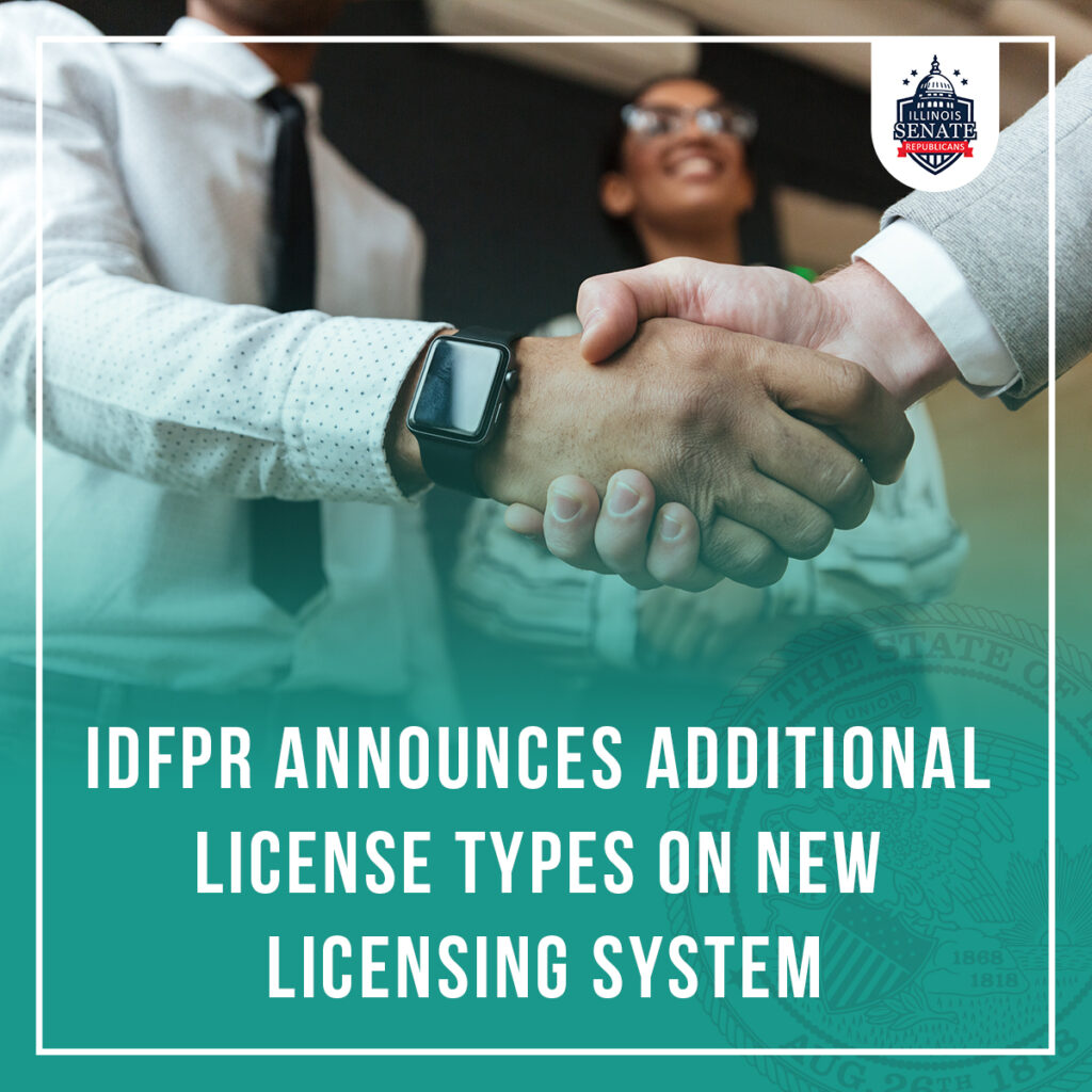 IDFPR Announces Additional License Types on New Licensing System – IL ...