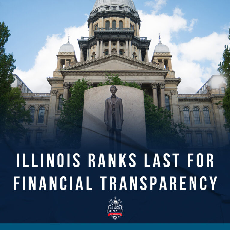 Illinois Ranks Last for Financial Transparency – IL Senate GOP